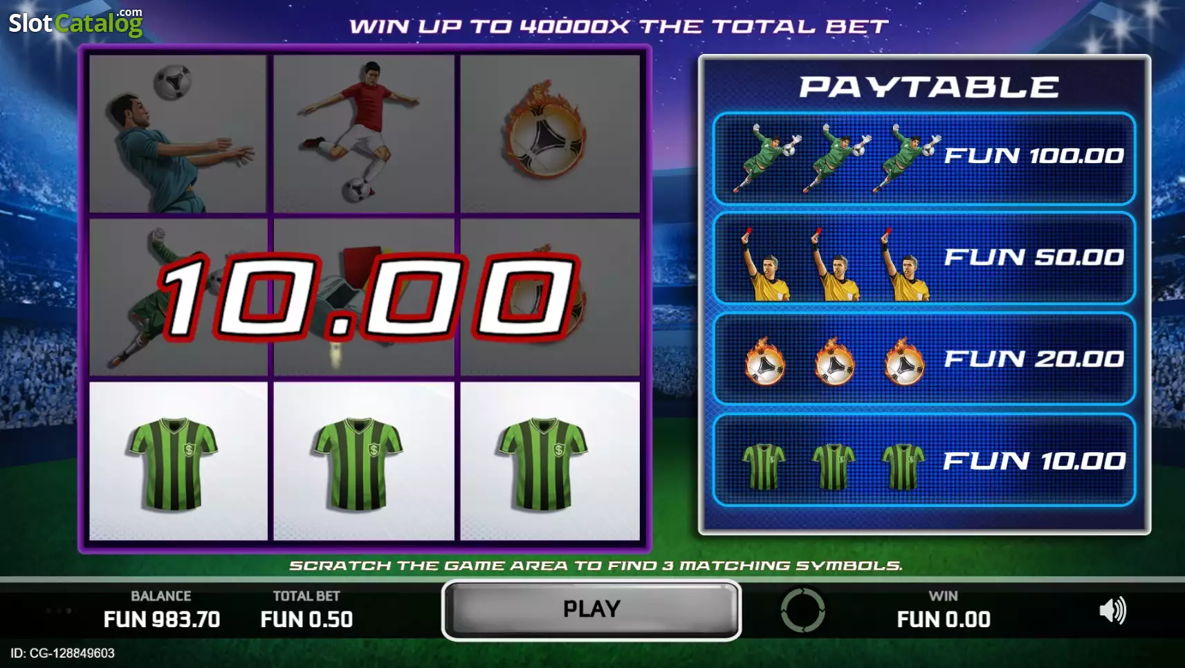 Football Pro Scratchcard Game ᐈ Game Info + Where to play