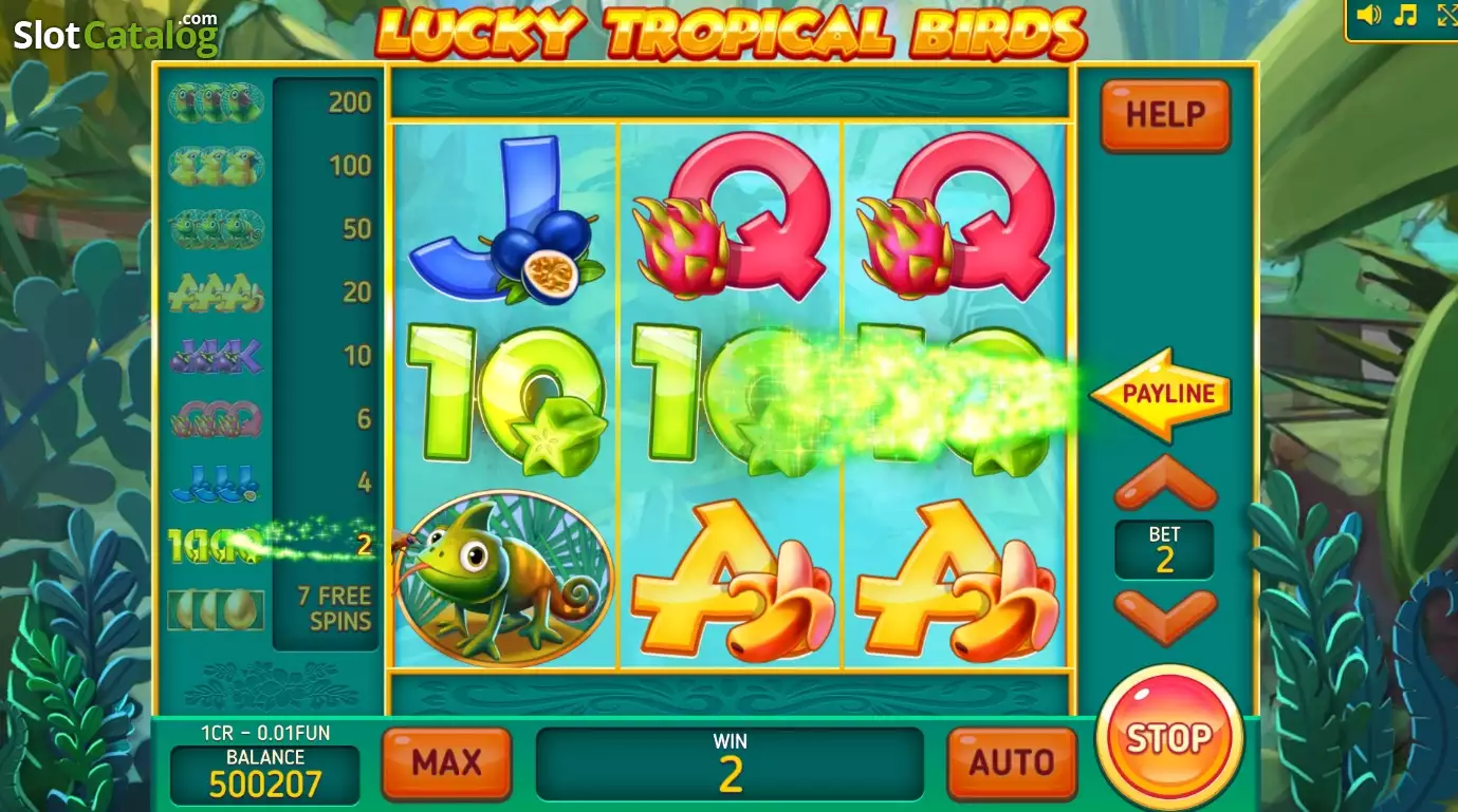 Lucky Tropical Birds (3x3) Slot Review and Demo | RTP=N/A