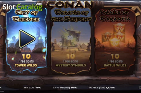 Conan Slot ᐈ Claim a bonus or play for free!