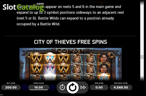 Conan Slot ᐈ Claim a bonus or play for free!