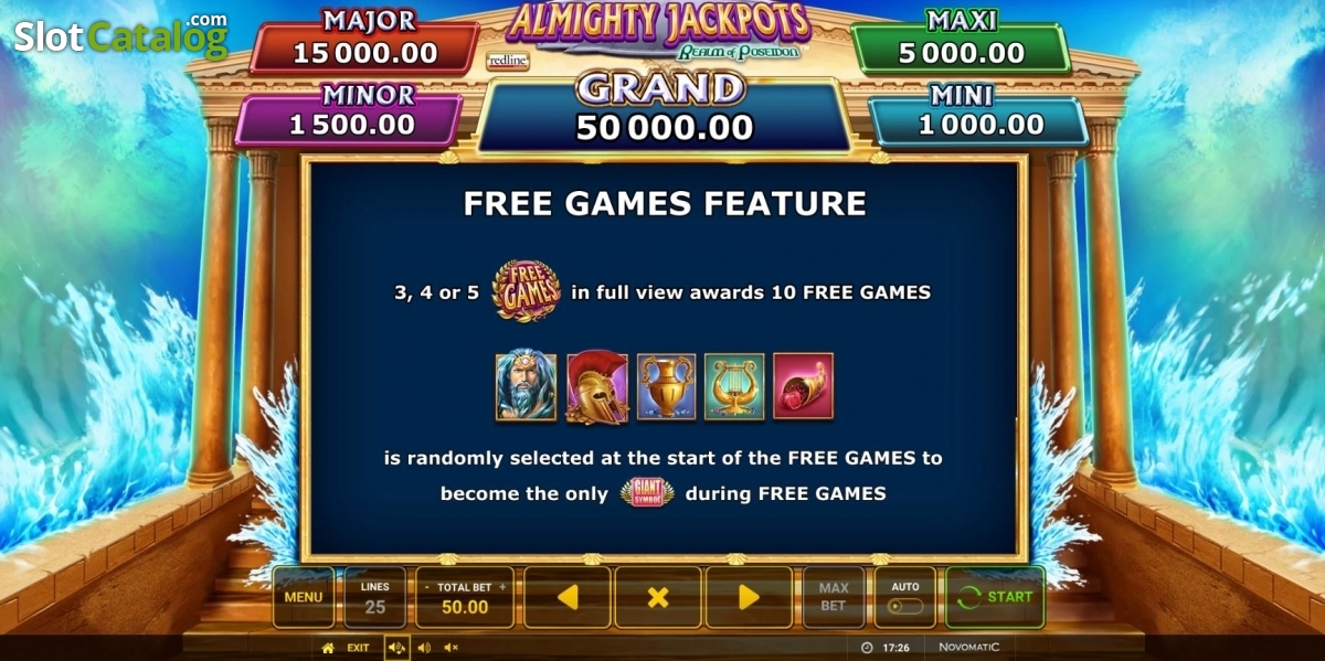 Almighty Reels - Realm of Poseidon Slot ᐈ Claim a bonus or play for free!