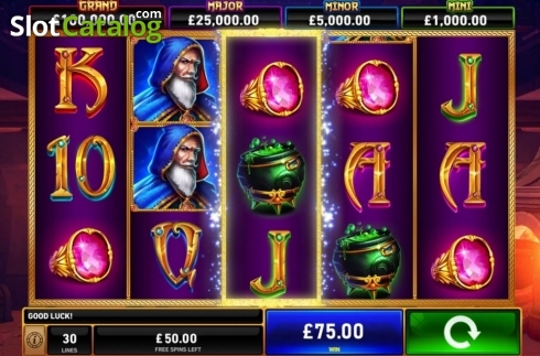 Blue Wizard Fire Blaze Jackpots (Rarestone Gaming)