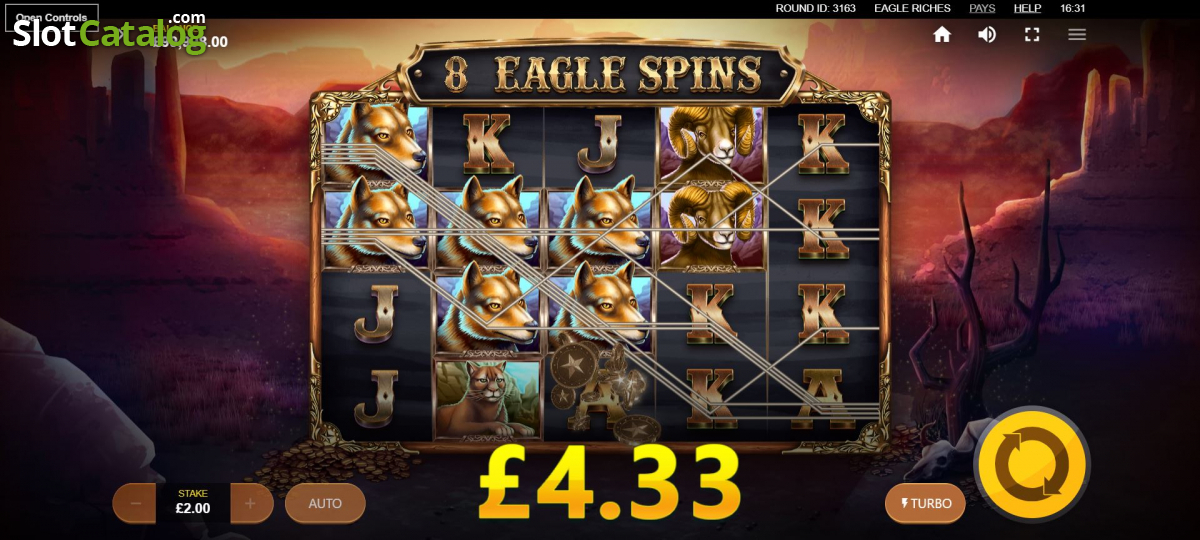 Eagle Riches Slot ᐈ Claim a bonus or play for free!