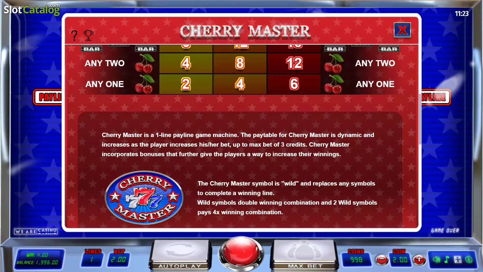 Cherry Master Slot - Free Demo & Game Review | Dec 2025
